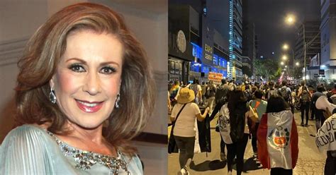 Laura Zapata Fue Testigo De La ‘toma De Lima Y Calificó De Tristeza