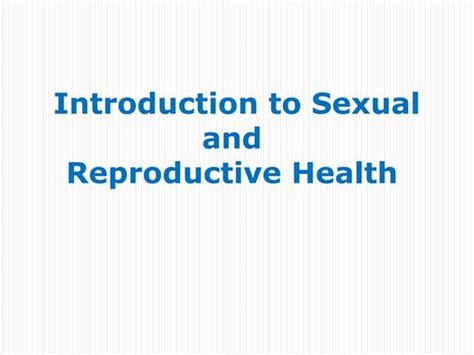 Adolescent Reproductive Health Arh Pptx