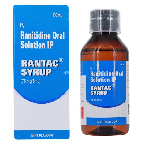 Rantac 75 Mg Syrup Uses Dosage Side Effects Price Composition