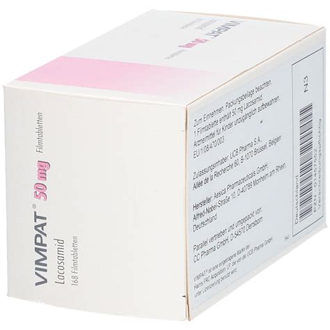 Vimpat® 50 Mg 168 St Mit Dem E Rezept Kaufen Shop Apotheke