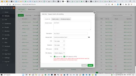 Aapanel Enable Panel Ssl Use Self Signed Certificate Browser Add Secure