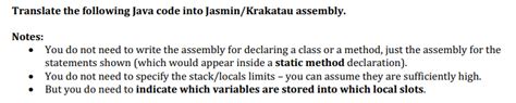 Solved Translate The Following Java Code Into Chegg Com