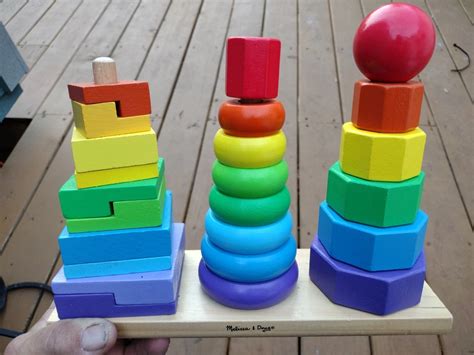 Melissa And Doug Geometric Stacker Online