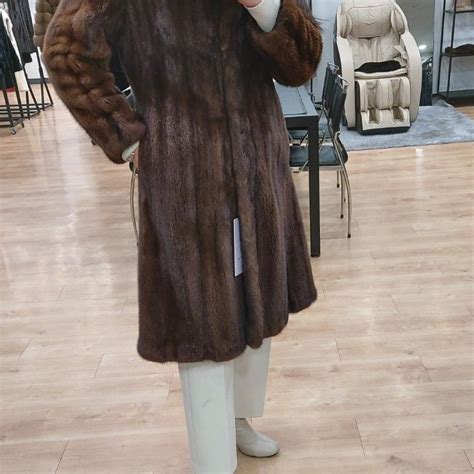 Coat 밍크코트 밍크베스트 사가밍크 롱코트 모피 on Bunjang Global Site
