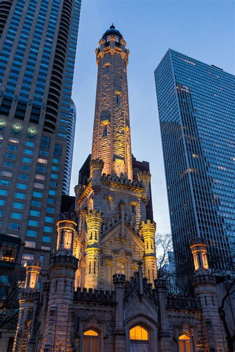 Chicago Avenue Water Tower And Pumping Station Editorial Photo Image