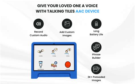 Talkingtiles Aac Device For Autism And Speller Board Communication Board For