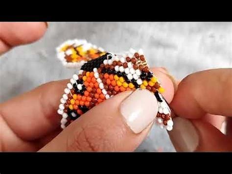 Hermosa Mariposa Monarca En Mostacillas Beauty Full Monarch Butterfly