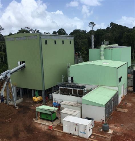 Centrale Biomasse De Cacao Cegelec Guyane