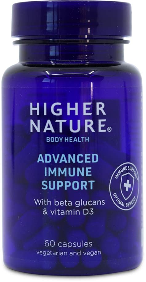 Higher Nature Advanced Immune Support 60 Capsules Medino