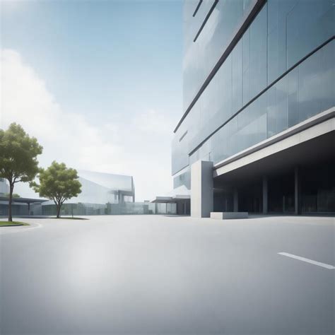 Premium Ai Image Road Ground And Modern Architectural Landscape