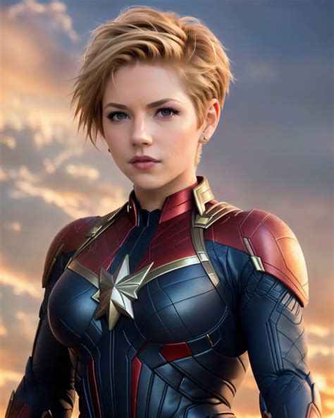 Katheryn Winnick Captain Marvel 02 By Gojieb On Deviantart