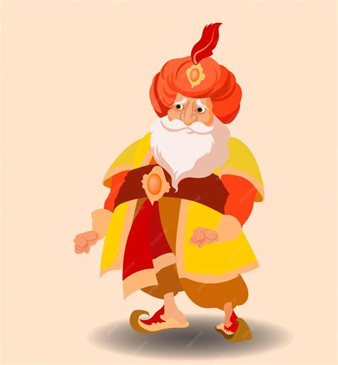 Premium Vector Mulla Nasiruddin Talking Character