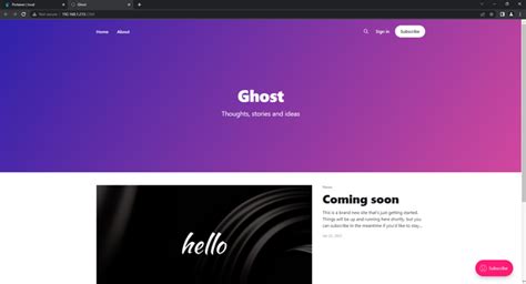 Self Host A Ghost Blog On Your Homelab Using Docker