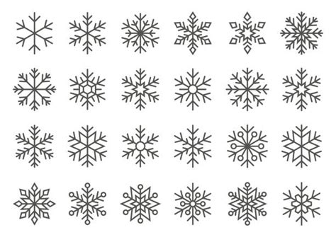 Ice Crystals Drawing