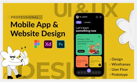 do homepage design or website design dashboard mobile app ui ux