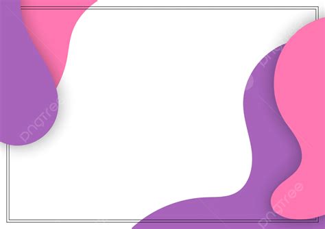 Simple Purple And Pink Certificate Border Vector Purple Pink