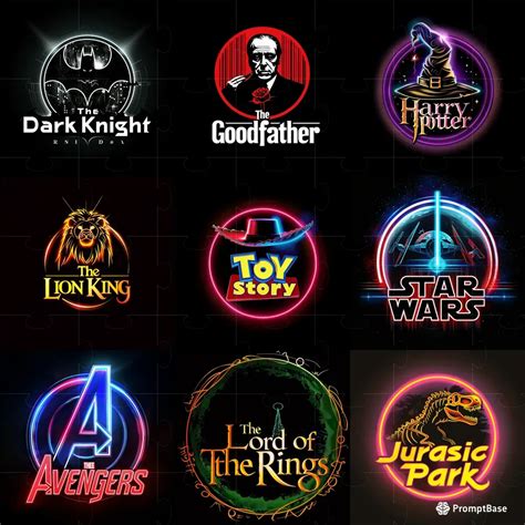 Movies Title Posters In Neon Colors Midjourney Prompt Promptbase
