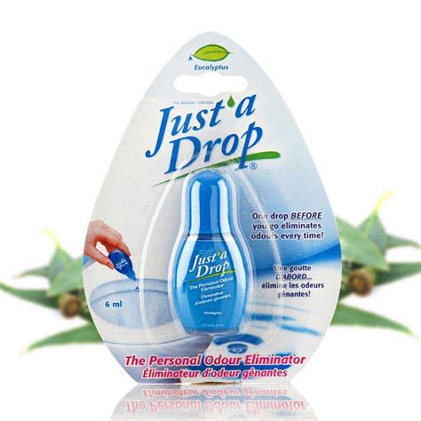 Travel Size Toilet Drops Justa Drop Eucalyptus Scent Prelam