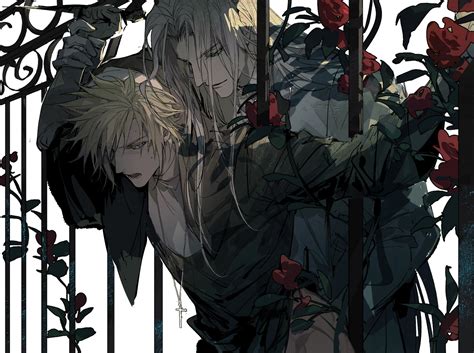Cloud Strife And Sephiroth Final Fantasy And More Drawn By Xiandao Danbooru