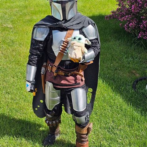 Death Watch Mandalorian Armor Cosplay Costume Belt With Waist 2 Pouch