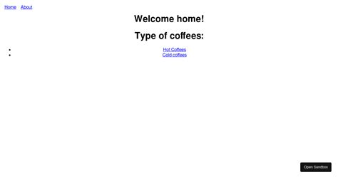 React Router Fix Codesandbox