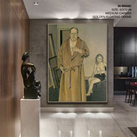Andre Derain By Balthus 1936 Wall Art 10 Sizes 50 Frames