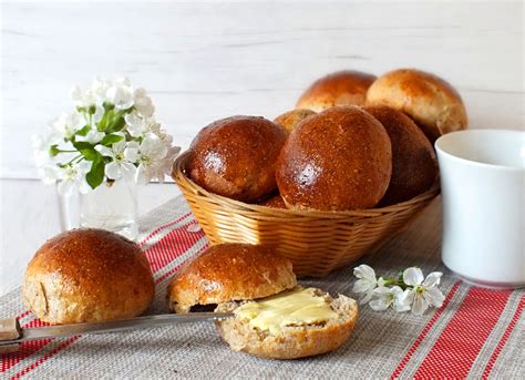 Булочки с отрубями - пошаговый рецепт с фото на Повар.ру