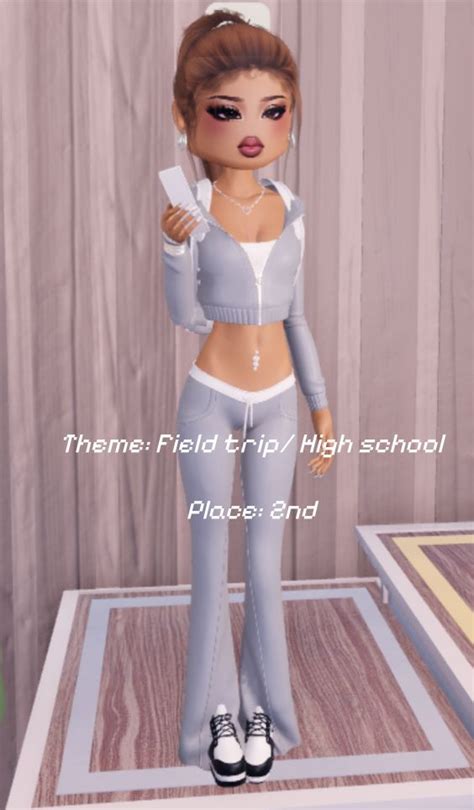 Dti Field Trip High School Theme Outfit Inspo Dress To Impress