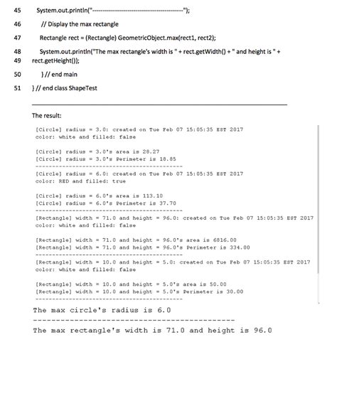 Solved This Hierarchy Begins With Superclass Shape Which Is