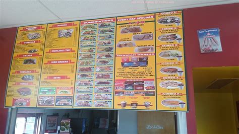 Online Menu Of Los Betos Mexican Food Restaurant Tucson Arizona