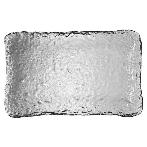 Zcyifa Rectangular Glass Serving Tray For Dining Table And Kitchen