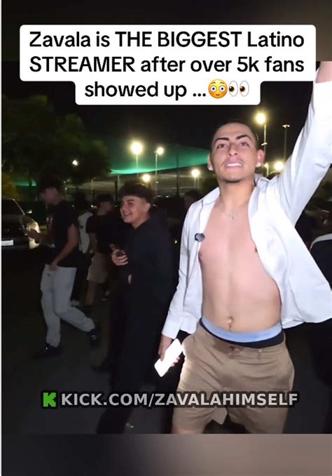 Zavala Is The Biggest Latino Streamer After Over 5k Fans Showed Up 😳
