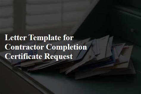 Letter Template For Contractor Payment Request Free Samples In Pdf