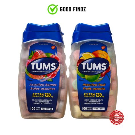 Assorted Fruit And Berries Extra Strength 750mg 100 Tablets Shopee Philippines