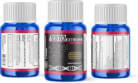 Testo Extreme Anabolic Testosterone Booster Supplement