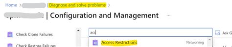 Getting Access Restricted When Accessing Webapp Using Default Domain Webappname Microsoft Qanda