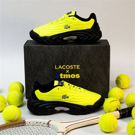 Lacoste X Atmos Spinor A Loud Serve In Neon Fuzz