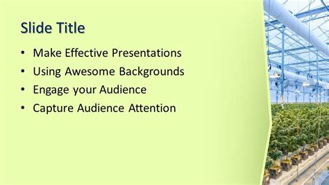 Free Greenhouse Presentation Template Free Powerpoint Templates