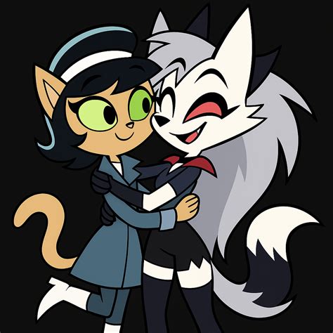 Kitty Katswell And Loona Hugging By Megadragons On Deviantart