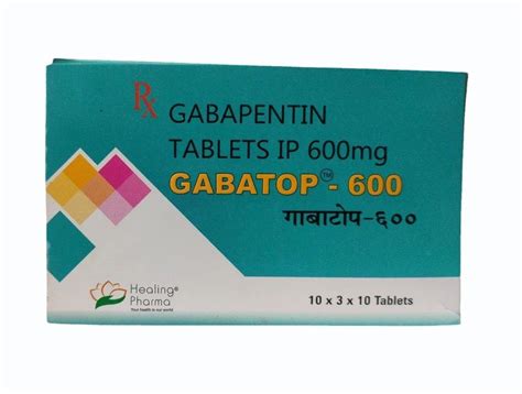 Gabapentin Tablets Gabatop 600 Tablets At ₹ 75stripe Pharmaceutical