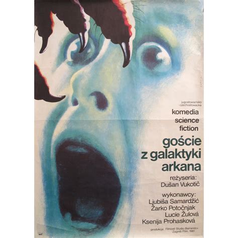 1981 Original Polish Movie Poster Visitors From The Galaxy Goscie Z