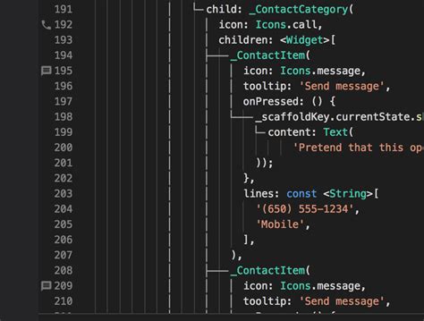 Show Flutter Icons In The Editor Gutter · Issue 807 · Dart Codedart Code · Github
