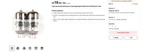 6h3n Eb Tube Ali Express The Canadian Guitar Forum