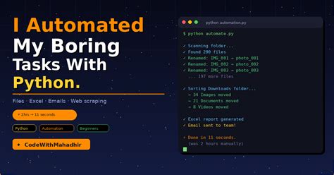 I Automated My Boring Tasks With Python Heres Exactly How I Did It