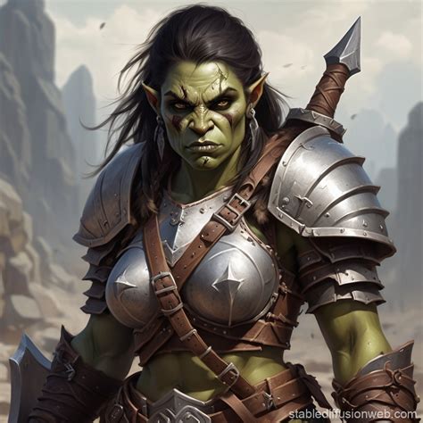 Half Orc Fighter Female