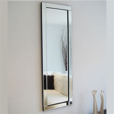 Glass Framed Mirror Full Length 120cm X 40cm Mirrors Exclusive Mirrors