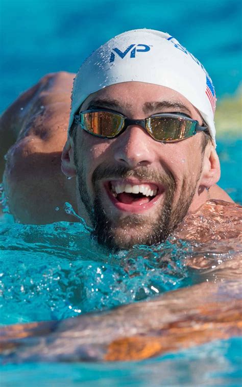Download Happy Michael Phelps Wallpaper