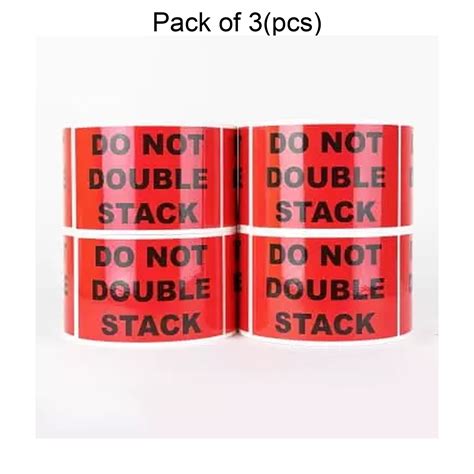 Do Not Double Stack 3 X 5 Michaels