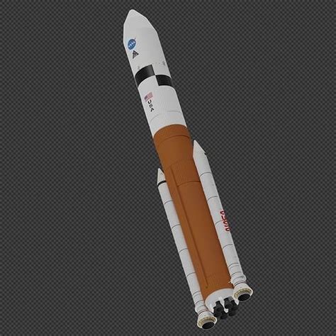 Ares V Rocket 3d Model Cgtrader