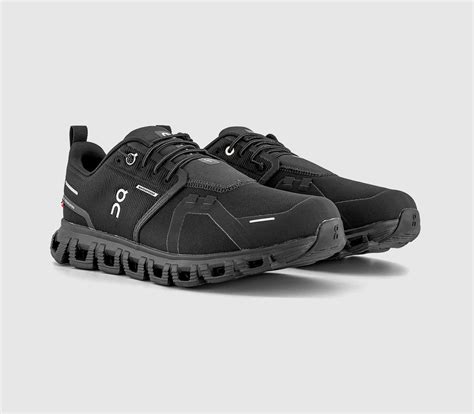 On Cloud 6 Waterproof Trainers Black Running Inspired Trainers